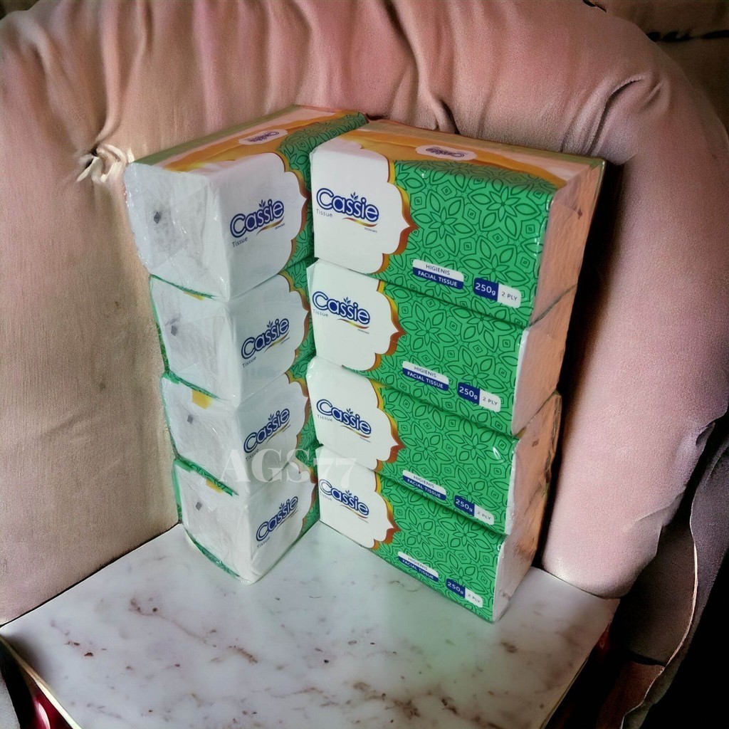 (8 Pack) CASSIE Facial Tissue Facial Tissue 250 grams contains more ...