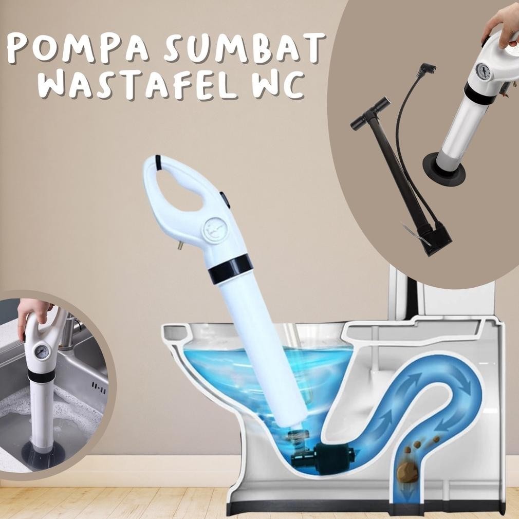 Toilet Pump Plunger Clogged Toilet Pump Cleaning Blocked Pipe Drains ...