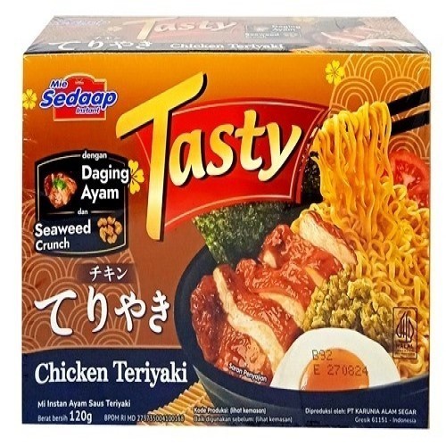 S67218 TERIYAKI TASTY CHICKEN INSTANT NOODLES 120GR BOX ADVANCED ...