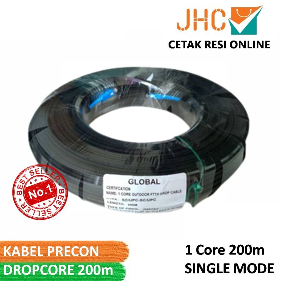 Ftth DropCore FO Preconnectorized Cable 200 Meters/ Precon FO 200m ...