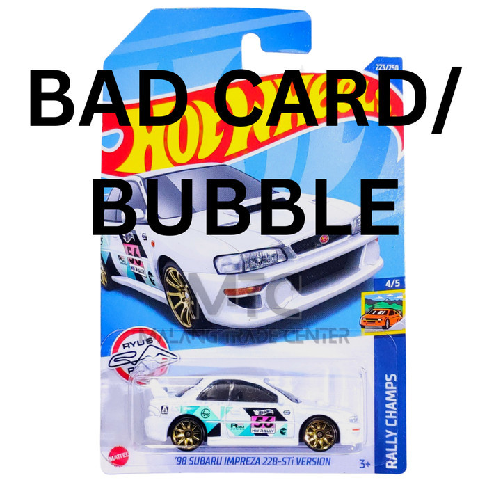 Hot WHEELS 98 SUBARU IMPREZA 22B-STI VERSION TREASURE HUNT REG N2022 ...