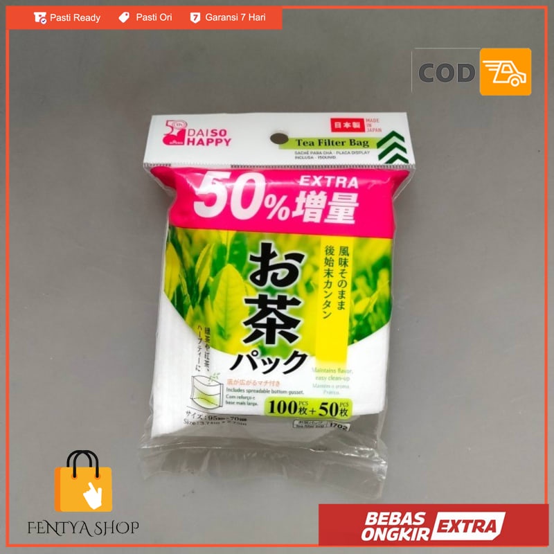 Daiso 150 tea bags made in japan coffee spices herbal tea bags | Shopee ...