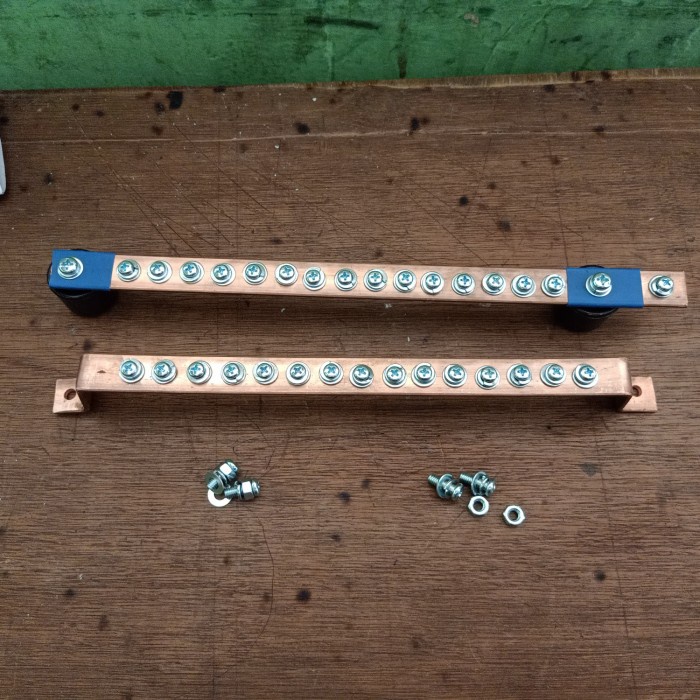 Neutral busbar and until panel grounding, max capacity 120ampere ...