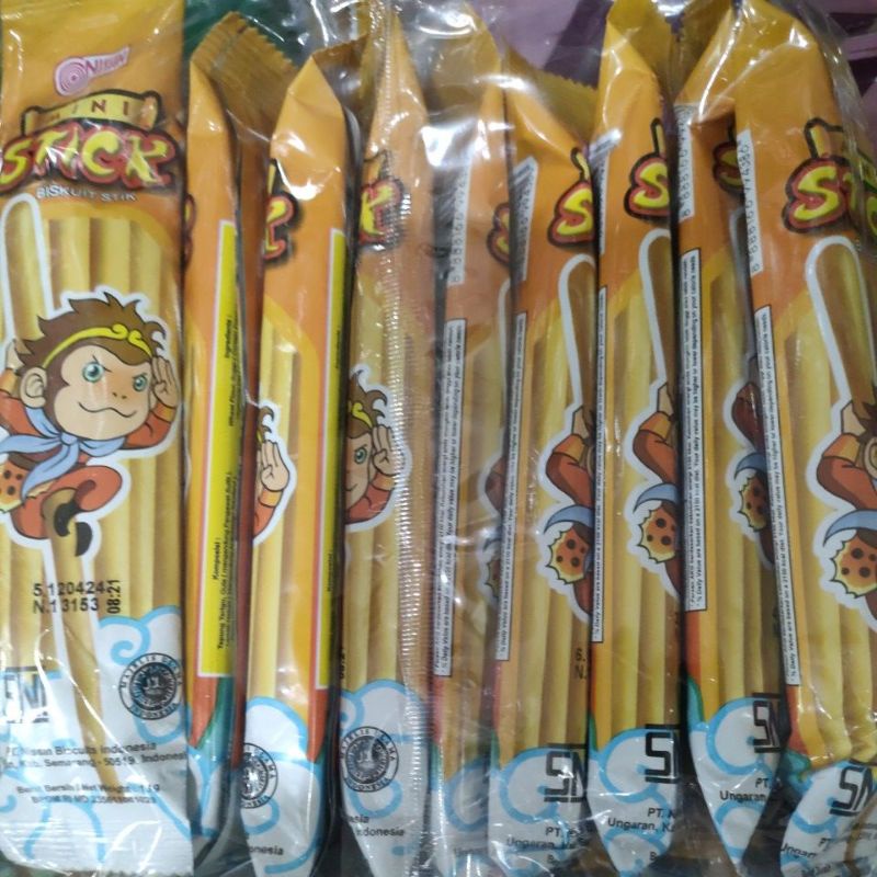 Nissin Ministick Crackers Biscuit Crackers Stick Yellow | Shopee Malaysia