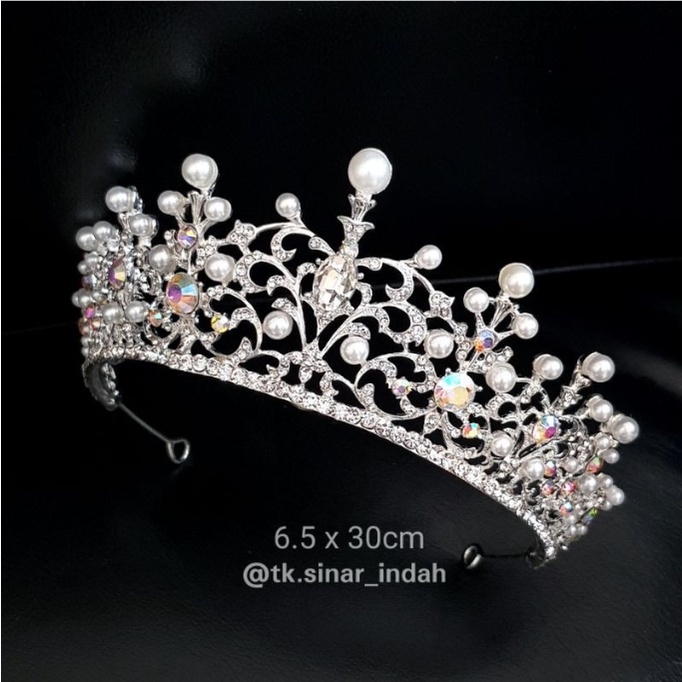 Headpiece / Crown / Imported Crown (SILVER) | Shopee Malaysia