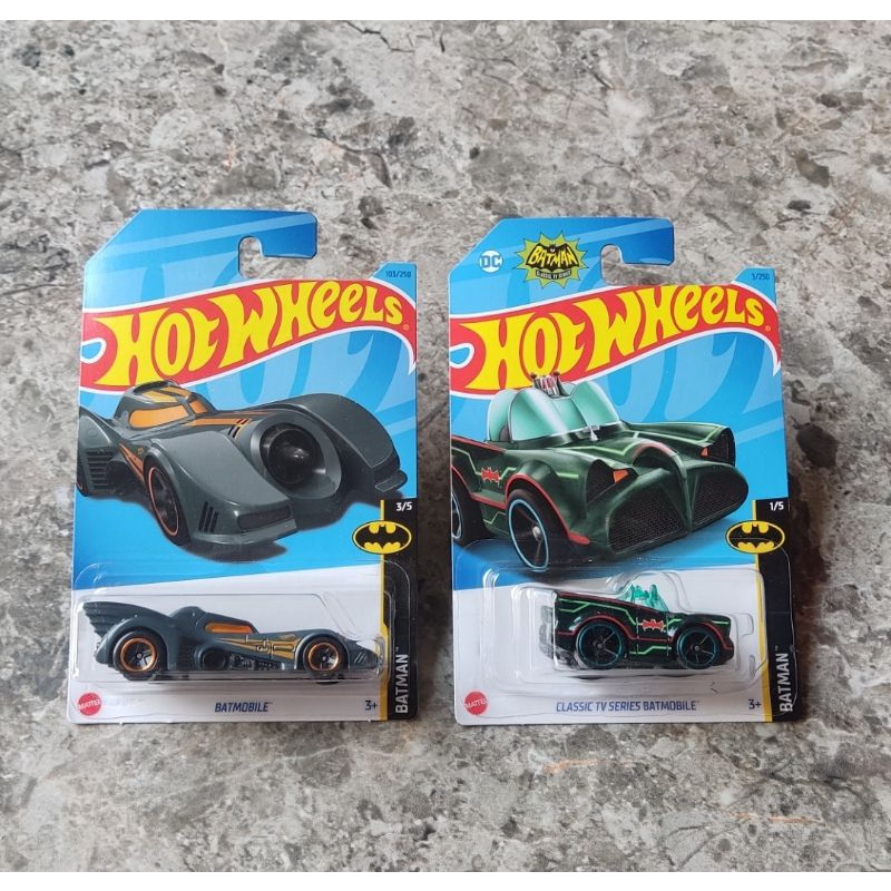 Hot Wheels Batman Car Batmobile & Classic TV Series Batmobile - HW ...