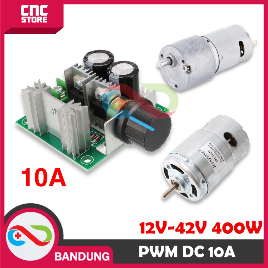 Pwm DC 10A 10A STRONG SPEED CONTROL DC MOTOR LED DIMMER 400W 12V-40V | Shopee Malaysia