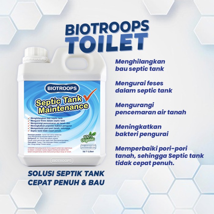 Biotroops Stool Decomposing Bacteria Stool Septic Tank Maintenance 1 ...