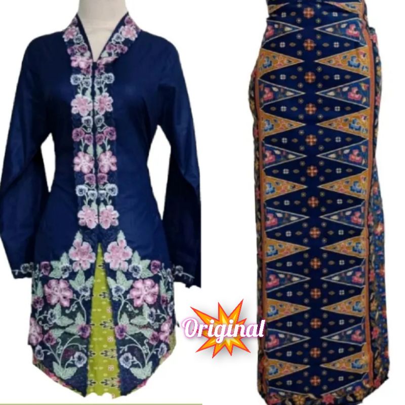 KATUN Kebaya Suit. Adult Embroidery Long Sleeve KEBAYA Suit/ TOYOBO ...