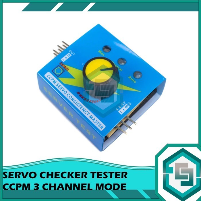 Servo CHECKER TESTER 3 CHANNEL SPEED Controller CCPM/ESC CONSISTENCY ...