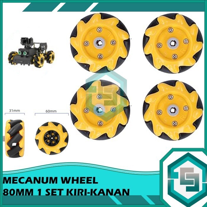ROBOT WHEEL MECANUM WHEEL OMNI-DIRECTIONAL OMNI WHEEL 80MM SMART CAR ...