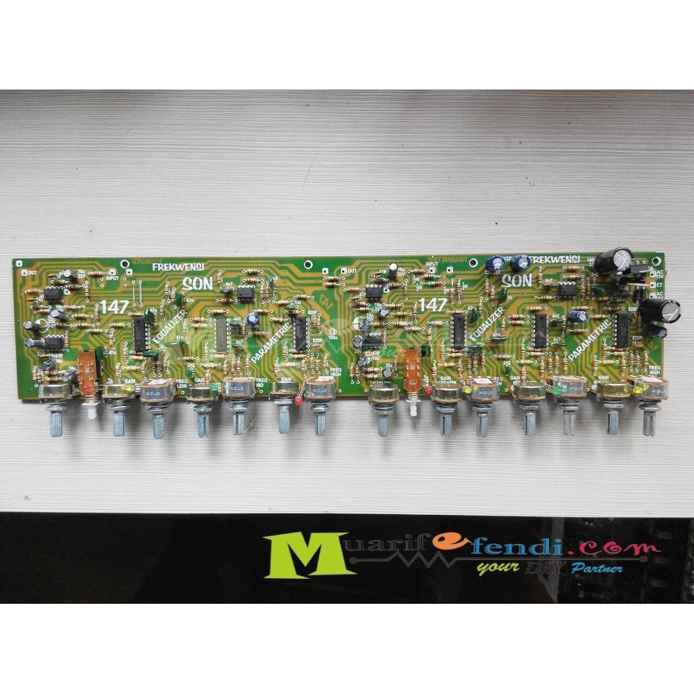 Parametric KIT Parametric Frequency Equalizer Tone Control Stereo SON ...