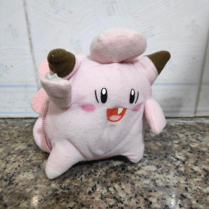 Rya Pokemon Evolution Plush / Doll 1999 Nintendo - Clefairy Clefable ...