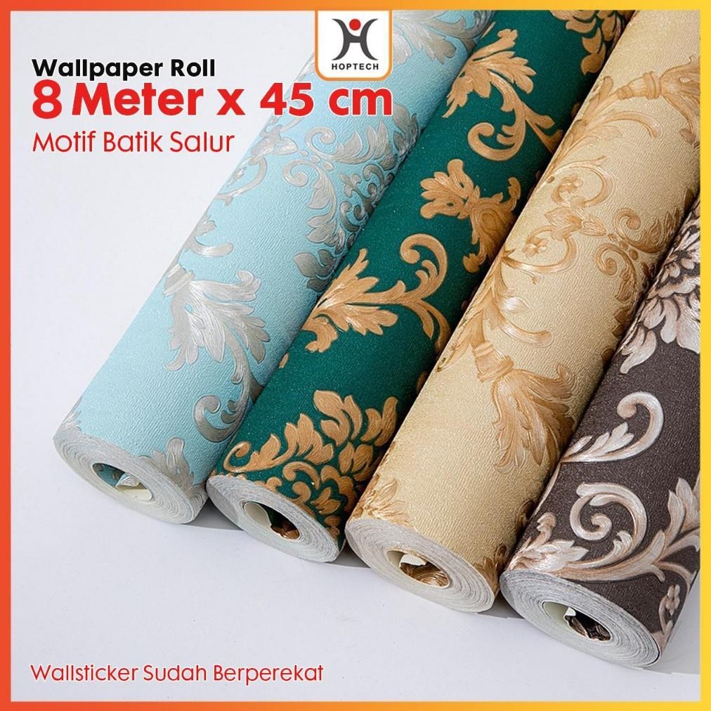 Wallpaper Sticker Roll 8 Meters X 45Cm Wallsticker Premium Wall Motif ...