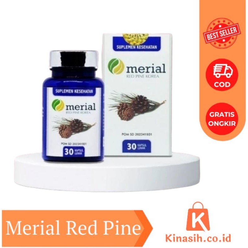 Merial Red Pine Korea - Contents 30 Capsules || Destroy Cholesterol ...