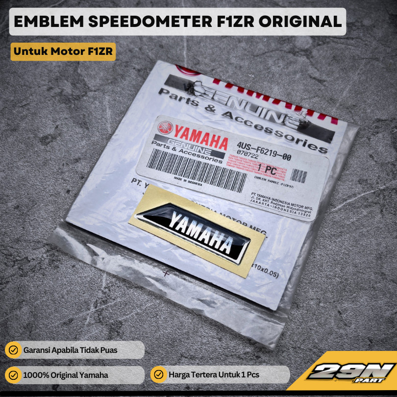 Speedometer EMBLEM F1ZR LOGO Front Shell ORIGINAL YAMAHA 4US-F6219-00 ...