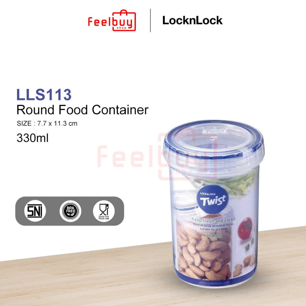 Locknlock Round Food Container 330ML LLS113 | Shopee Malaysia