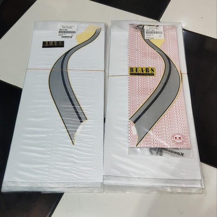 HITAM Premium Black Kawasaki W175 SE Fuel Tank Pattern Sticker | Shopee ...