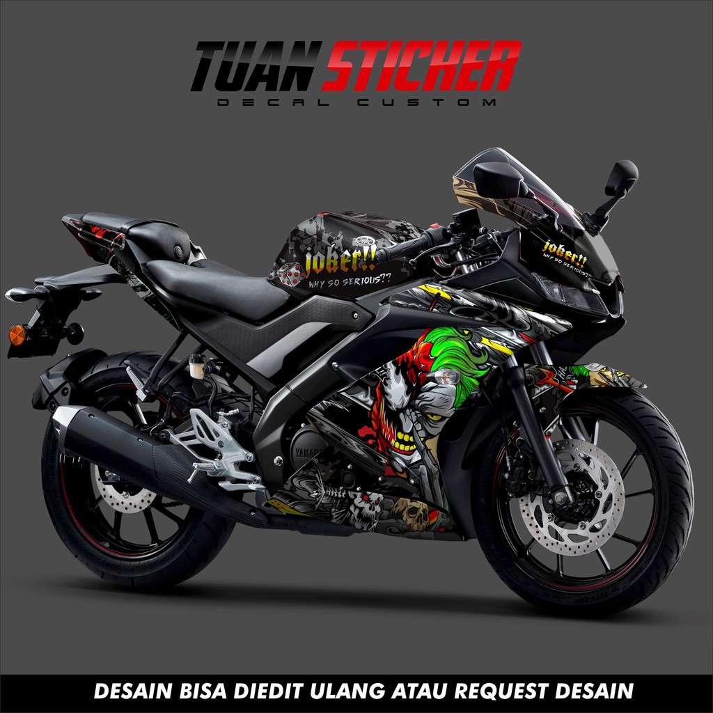Sticker striping Decal Yamaha R15 V3, Sticker Decal R15 V3, Sticker R15 ...