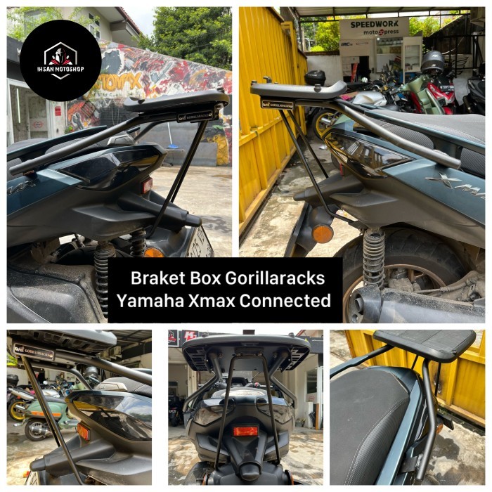 Sale! Top Box Bracket Xmax Connected Gorillarack Bracket Givi Shad ...