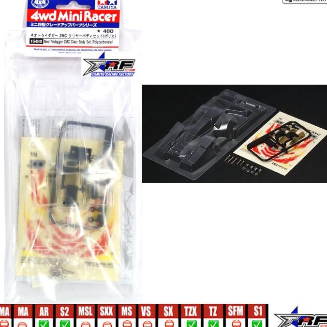TAMIYA 15480 NEO-TRIDAGGER ZMC CLEAR BODY SET (POLYCARBONATE) | Shopee ...