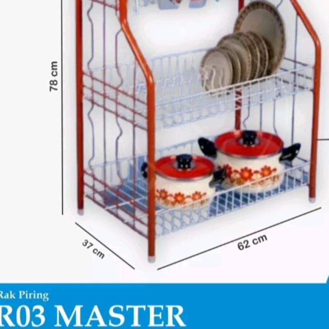 Only Here] 3-tier Master Dish Rack/Iron Plate Rack R03 | Shopee Malaysia