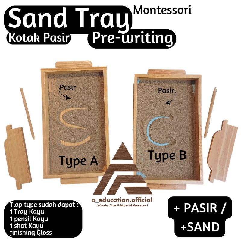 Montessori Tracing Tray Sand Tray Sandtray montessori Tracing Tray Sand ...