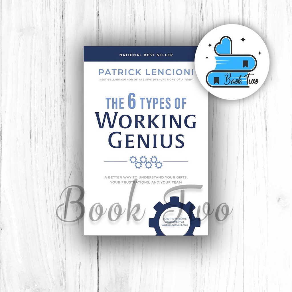 The 6 Types of Working Genius - Patrick M. Lencioni (English) | Shopee ...