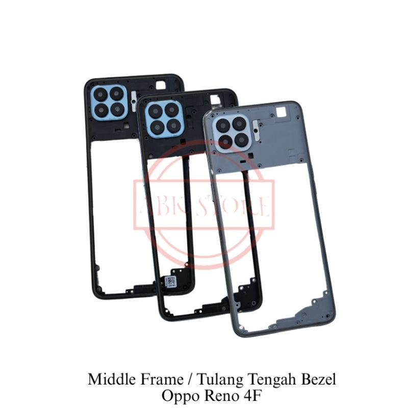 Middle Frame - Middle Bone Bezel Oppo Reno 4f/A93 Bezzel - Case Frame ...