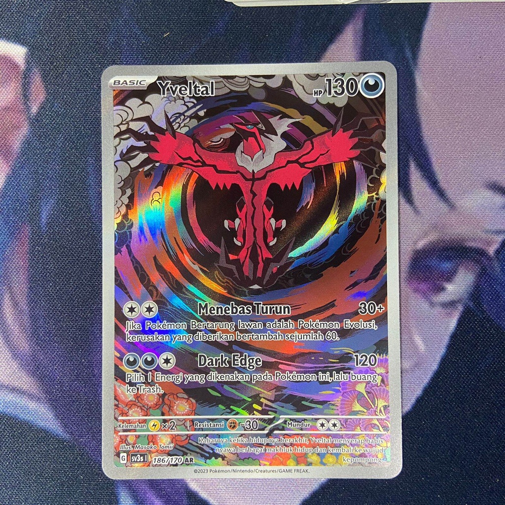 Pokemon (ID) yveltal - SV3s 186/170 - AR | Shopee Malaysia