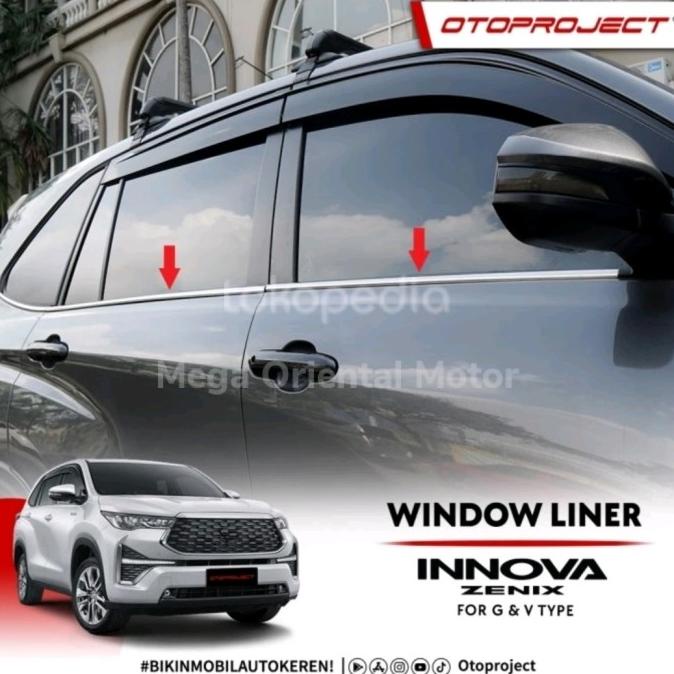 List Of Side Glass window liner Otoproject Innova Zenix 2022-2023 ...