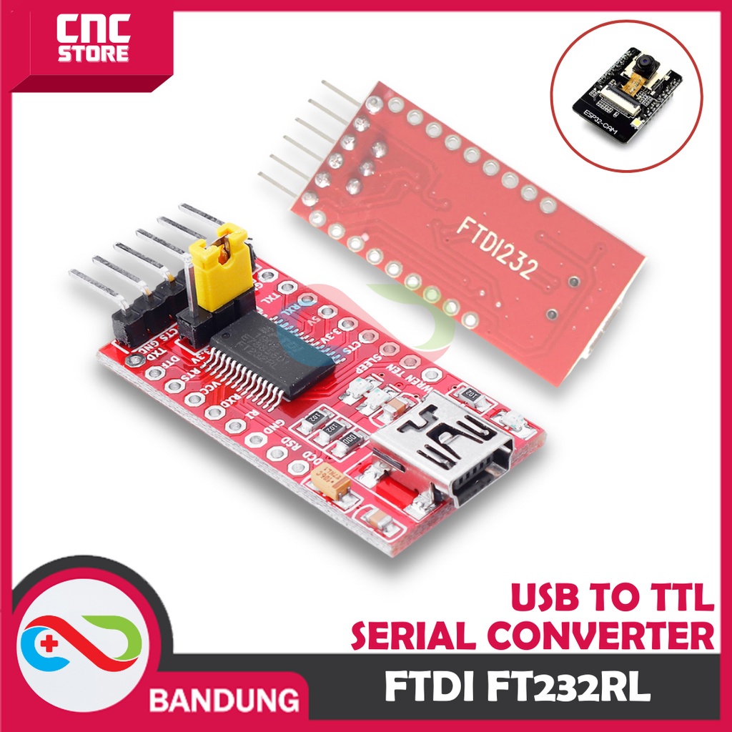 Ftdi FT232RL FT232 USB TO TTL SERIAL CONVERTER ADAPTER MODULE | Shopee ...