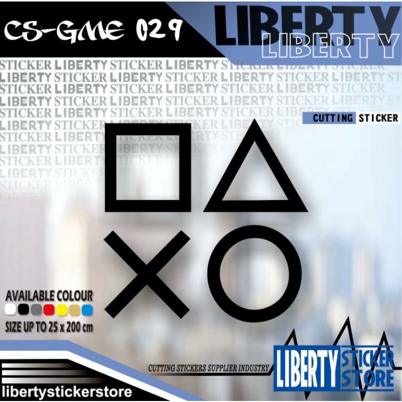 Playstation Cutting Sticker | Cutting Playstation Stickers | Sony ...