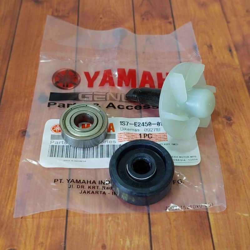 Package Axle Fan bearing And seal waterpump Pump motor radiator Pump yamaha jupiter mx old new ...