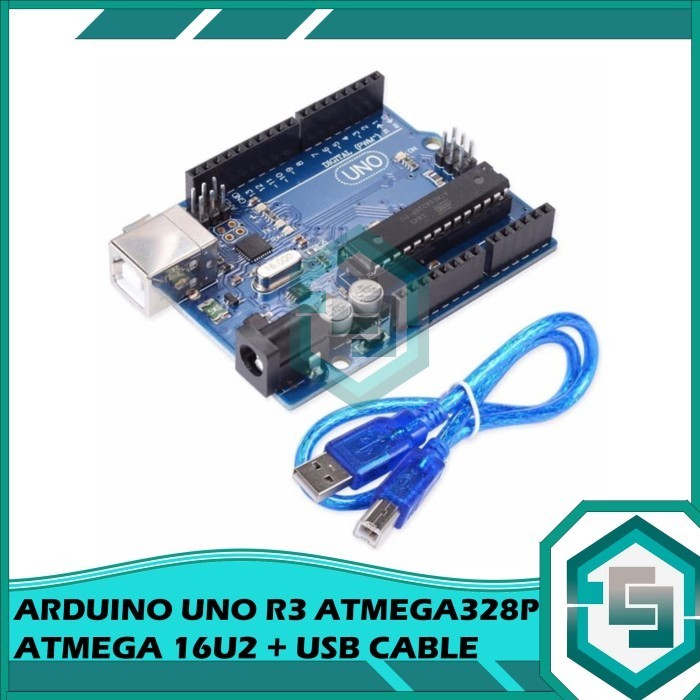 Arduino UNO R3 ATMEGA328P ATMEGA 16U2 WITH USB PRINTER Cable | Shopee ...