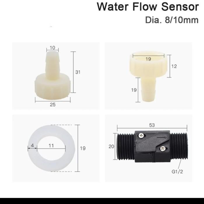 Water FLOW SENSOR SWITCH WATER FLOW SWITCH LASER CO2 CNC LASER | Shopee Malaysia