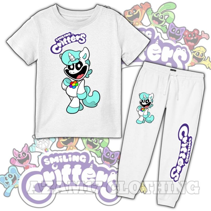 Children's SETTINGS CHILDREN'S JOGGER PANTS T-SHIRTS SMILING CRITTERS ...