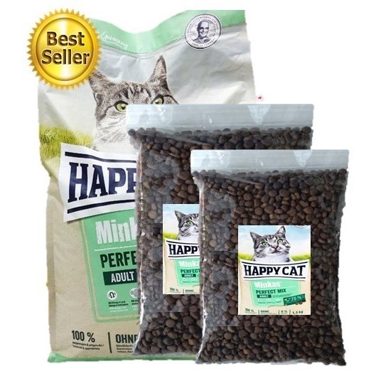 HAPPY CAT Minkas Perfectmix Repack 1 Kg, BarraPetshop | Shopee Malaysia