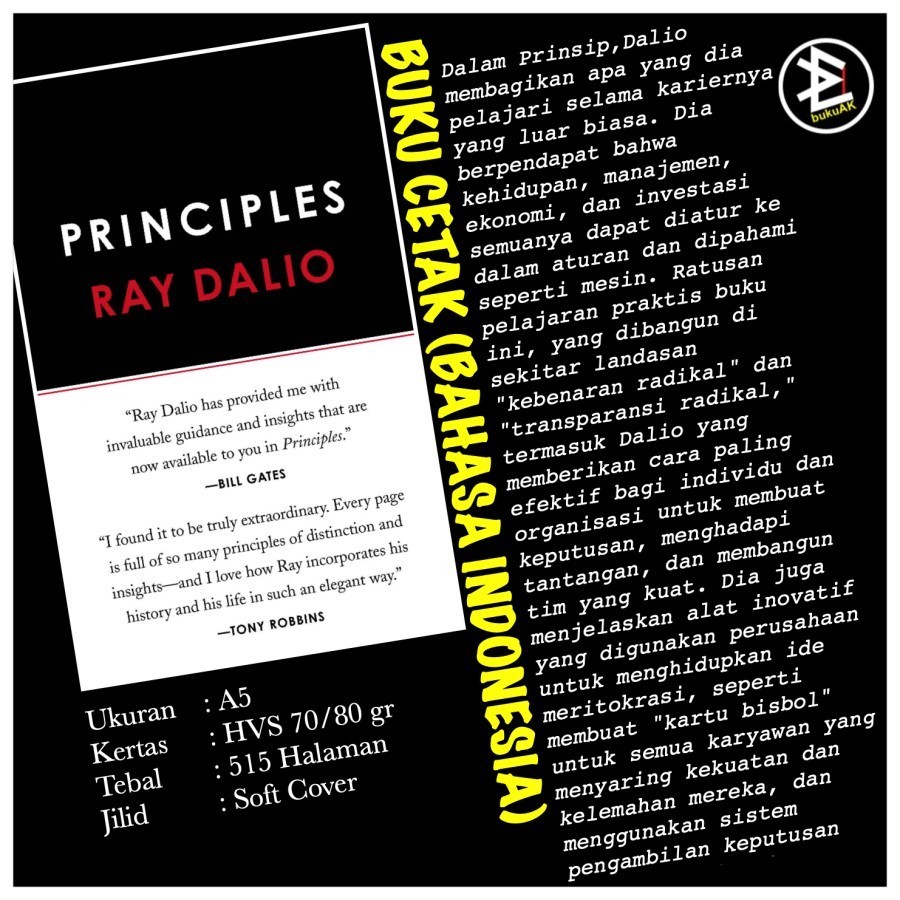 Principles - Ray Dalio (Print Book) | Shopee Malaysia