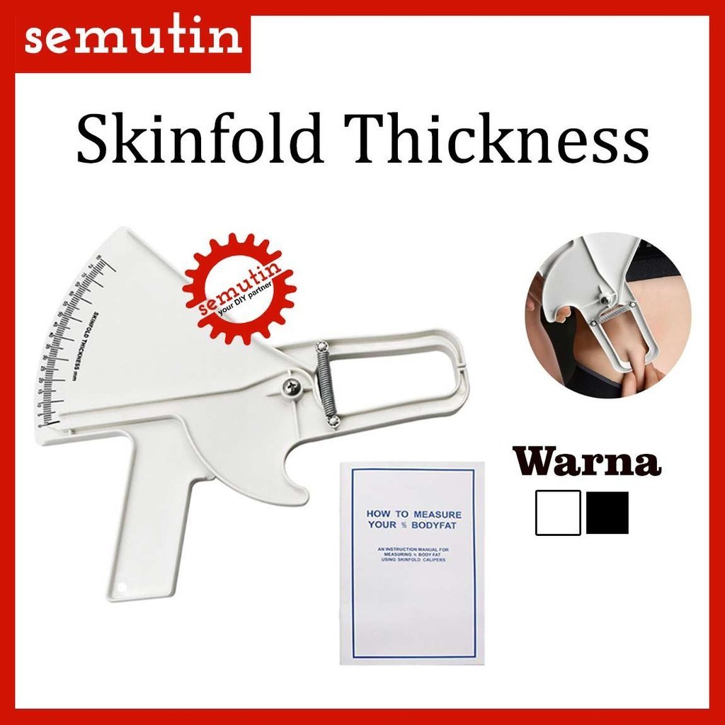 Skinfold Thickness Caliper AH02 / Body Fat Slim Guide Measuring Body ...