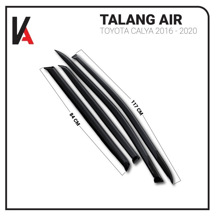 Toyota Calya 2016 2023 High Quality Car Door Water Gutters | Shopee ...