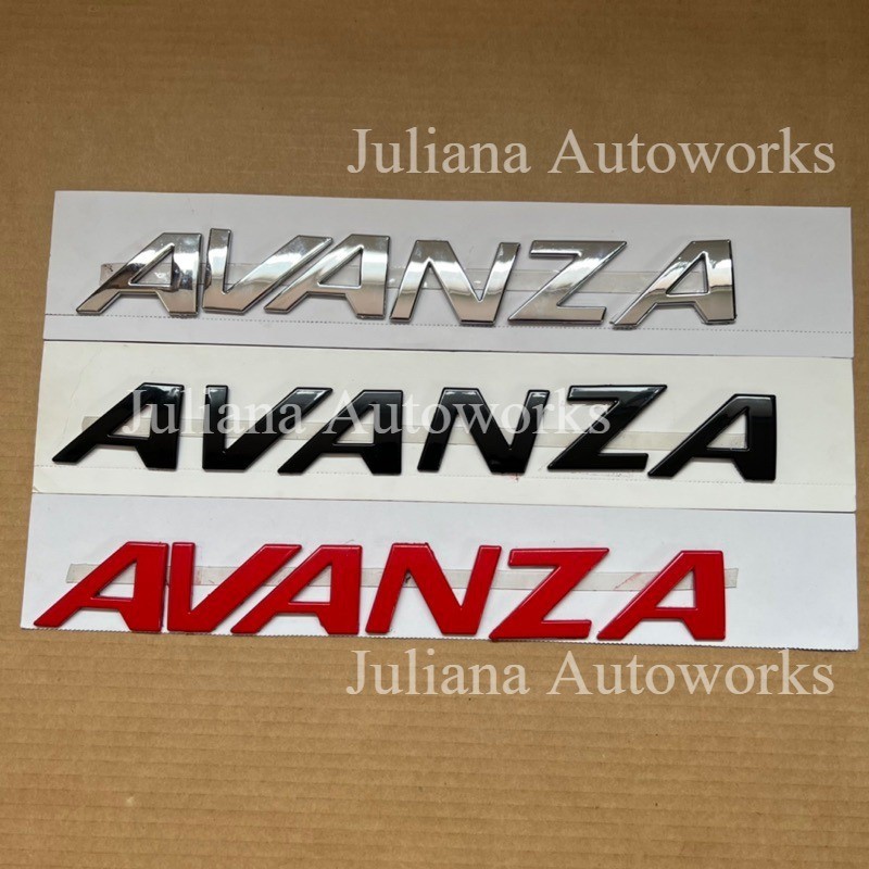 MESIN All New Avanza Car Hood Emblem Avanza Emblem | Shopee Malaysia