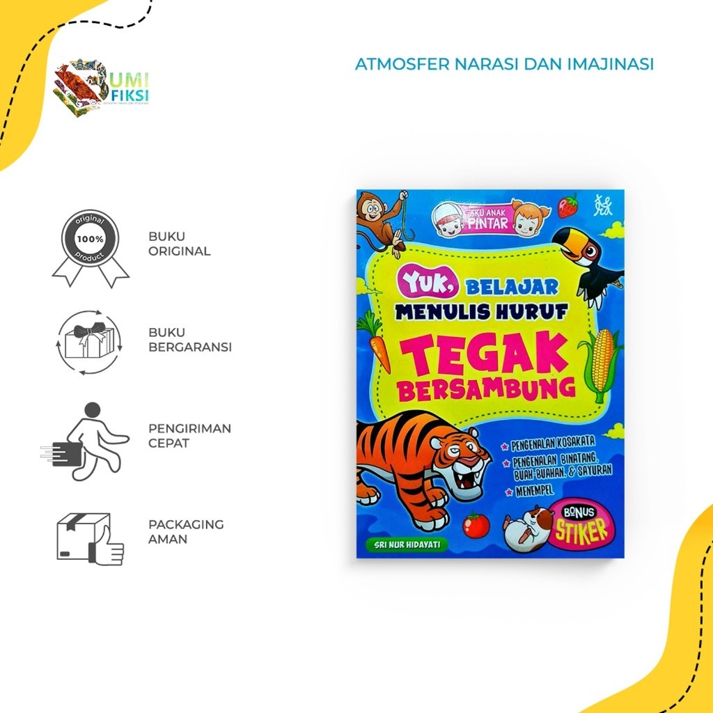 Children's Book - Yuk, Learn To Write Upright Letters Continuously ...