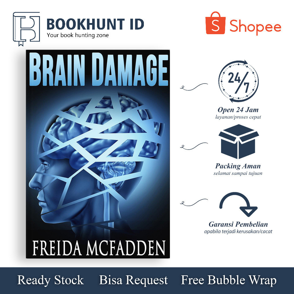 Brain Damage by Freida McFadden (English) | Shopee Malaysia