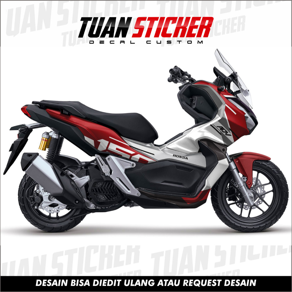 Sticker Decal Dekal Striping Full Body Adv 150 Motif Rac Simple Custom ...