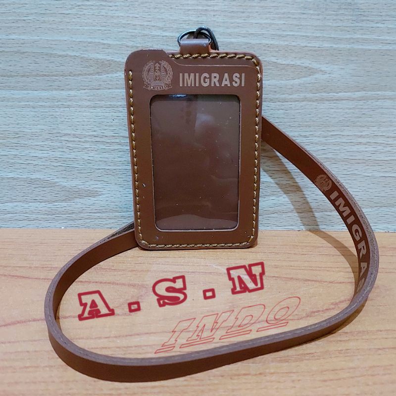 Immigration Leather Id Card Immigration Id Card | Shopee Malaysia