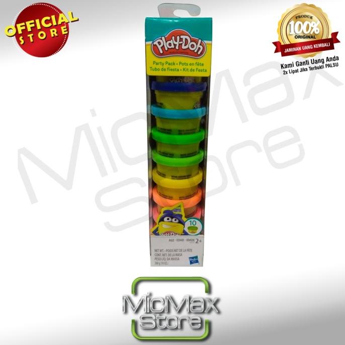 Playdoh Play-Doh Modeling Compound Colorful Party Pack 10 Tube Refill ...