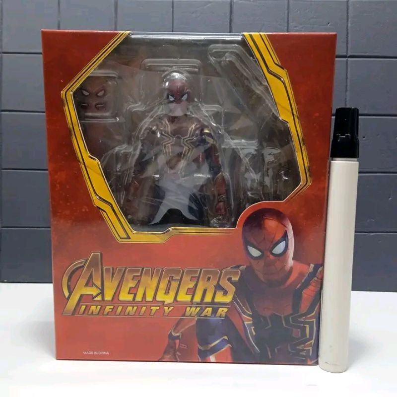 Action figureshf iron spiderspiderman home comming shf recast bandai ...