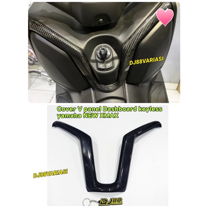 Cover LIST V PANEL XMAX NEW CARBON KEVLAR KEYLESS Ignition Key | Shopee ...