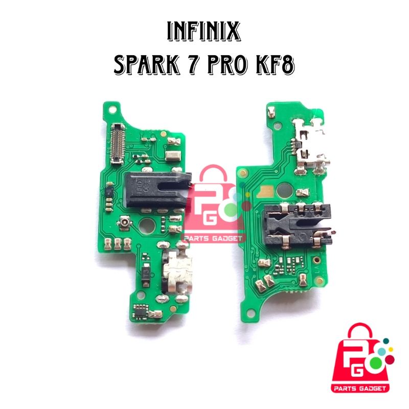 Charger Connector Infinix Spark 7 Pro KF8 Pcb Board Usb Mic Cas Board ...